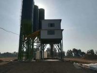 China Automatic Control HZS50 Concrete Batching Plant , Electric Cement Mixer Fixed for sale