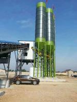 China Automatic Control HZS50 Concrete Batching Plant , Electric Cement Mixer Fixed for sale