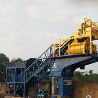 China 120m3/H HZS120 215KW Concrete Batching Plant , Ready Mix Batching Plant New Condition for sale