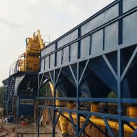 China 120m3/H HZS120 215KW Concrete Batching Plant , Ready Mix Batching Plant New Condition for sale