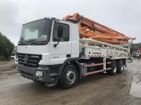 China Swing Leg Zoomlion Used Concrete Pump Truck 37 Meter for sale