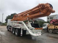 China Swing Leg Zoomlion Used Concrete Pump Truck 37 Meter for sale