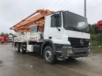 China Swing Leg Zoomlion Used Concrete Pump Truck 37 Meter for sale