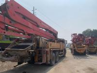 China Putzmeister Not Renewed Beton Pump Used Cement Truck Boom Puming Car 42 Meter for sale
