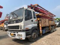 China Putzmeister Used Concrete Pumping Isuzu Truck Remanufactured 42m for sale