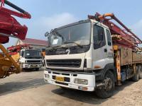 China Putzmeister Used Concrete Pumping Isuzu Truck Remanufactured 42m for sale