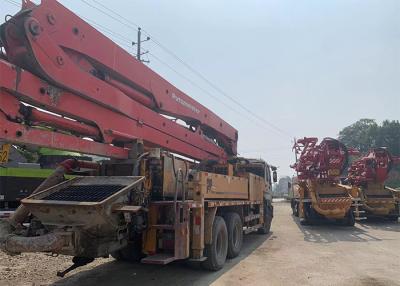 China Putzmeister Used Concrete Pumping Isuzu Truck Remanufactured 42m for sale
