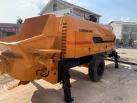 China 80cbm Used Concrete Trailer Pump Zoomlion Renewed Portable Cement Pump for sale