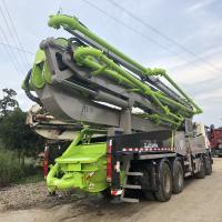China Renewed Beton Pump X Leg Scania Second Hand Truck Green Color 56M for sale