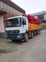 China Sany 52 Meter Benz 2012 Year Used Concrete Pump Truck For Construction for sale
