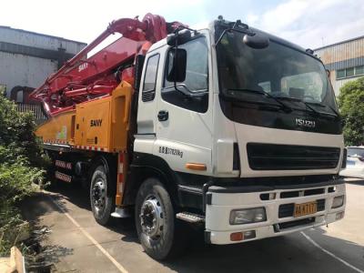 China 287KW Construction Sany Renewed Beton Pump 46 Meter With Isuzu X Leg for sale