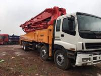 China 2011 Year Second Hand Truck 46 Meter Isuzu，Sany Brand Red And White Pump for sale