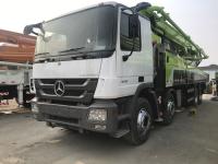 China Benz X Leg Renewed Beton Pump Used Concrete Pump Truck 56 Meter For Construction for sale