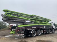 China 56m Remanufactured Truck Zoomlion Used Four Axle Actros 4141 Cement Truck for sale