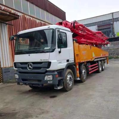 China Sany 52 Meter Benz 2012 Year Used Concrete Pump Truck For Construction for sale