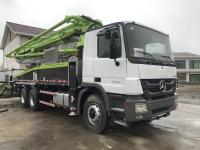 China Construction 38M Boom Used Concrete Pump Truck 4 Boom 300KW 120 M3/H for sale