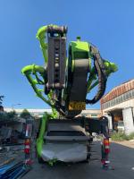 China 180 M3/H Zoomlion Used Concrete Pump Truck Mercedes Benz Chassis 300KW Power for sale
