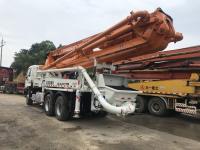 China Swing Leg Zoomlion Isuzu Truck Mounted Concrete Pump Truck 265kw 120m3/H 37m for sale