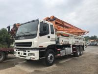 China Swing Leg Zoomlion Isuzu Truck Mounted Concrete Pump Truck 265kw 120m3/H 37m for sale