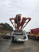 China Swing Leg Zoomlion Isuzu Truck Mounted Concrete Pump Truck 265kw 120m3/H 37m for sale