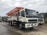 China Swing Leg Zoomlion Isuzu Truck Mounted Concrete Pump Truck 265kw 120m3/H 37m for sale
