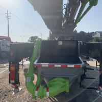 China 5RZ Cement Pump Benz Used Concrete Pump Trucks 47M 110m3/H for sale