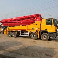 China Putzmeister 42m Benz Second Hand Concrete Pump Truck 140m3/H 290kw for sale