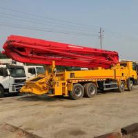 China Putzmeister 42m Benz Second Hand Concrete Pump Truck 140m3/H 290kw for sale