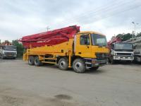 China Putzmeister 42m Benz Second Hand Concrete Pump Truck 140m3/H 290kw for sale