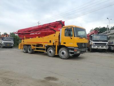 China Putzmeister 42m Benz Second Hand Concrete Pump Truck 140m3/H 290kw for sale