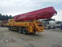 China Putzmeister 42m Benz Second Hand Concrete Pump Truck 140m3/H 290kw for sale