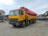 China Putzmeister 42m Benz Second Hand Concrete Pump Truck 140m3/H 290kw for sale