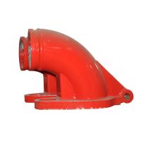 China Twin Wall Zoomlion Spare Parts Concrete Pump Hinge Bend Pipe Elbow for sale