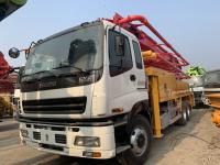 China 6 Putzmeister 38m Placing Boom Used Truck Mounted Concrete Pump Beton Pumper Machine for sale