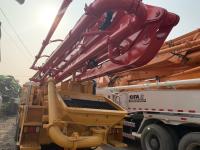 China 6 Putzmeister 38m Placing Boom Used Truck Mounted Concrete Pump Beton Pumper Machine for sale