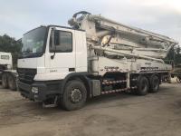China Mercedes Benz Chassis 140m3/H Zoomlion Stationary Concrete Pump Truck for sale