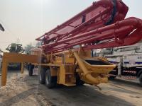 China Putzmeister 140m3/H 50m Boom Concrete Truck Heavy Duty With 5 Boom Section for sale