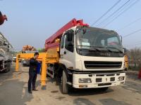 China Germany PM Heavy Duty 140m3/H 38m Boom Concrete Truck for sale