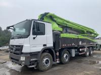 China Used Zoomlion 180m3/H Concrete Pump Truck With 6 Boom Section for sale