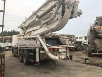 China Actros 4141 40m Zoomlion Used Concrete Pump Truck for sale