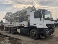 China Actros 4141 40m Zoomlion Used Concrete Pump Truck for sale