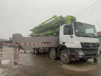 China Zoomlion 63m ACTROS 4141 Used Truck Mounted Concrete Pump for sale