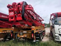 China SY 52m BENZ Beton Pump 180m3/H Used Concrete Pump Truck for sale