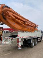 China Second Hand 49m Actros Concrete Pump Boom Truck for sale