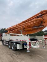 China Second Hand 49m Actros Concrete Pump Boom Truck for sale
