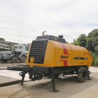 China 115KW Used Stationary Kawasaki Hydraulic Concrete Trailer Pump for sale
