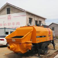 China 115KW Used Stationary Kawasaki Hydraulic Concrete Trailer Pump for sale
