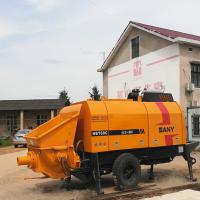China 115KW Used Stationary Kawasaki Hydraulic Concrete Trailer Pump for sale