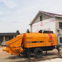 China 115KW Used Stationary Kawasaki Hydraulic Concrete Trailer Pump for sale