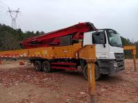 China 2018 Year Used Sany Concrete Pump Truck With Mercedes Benz Chassis for sale